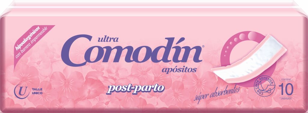 APOSITOS COMODIN POST - PARTO c/c.adh x10u (12) - ALMACEN DE ALGODON